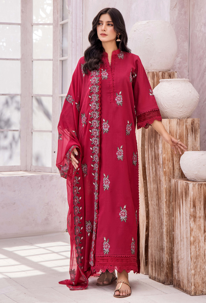 Humdum Lilly Summer Lawn – D04 – YourLibaas UAE