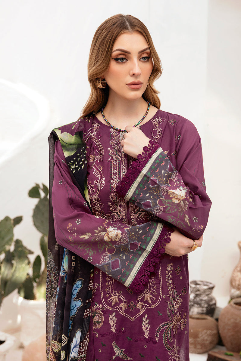 Ramsha Ghazal Lawn Collection – G-205 – YourLibaas UAE