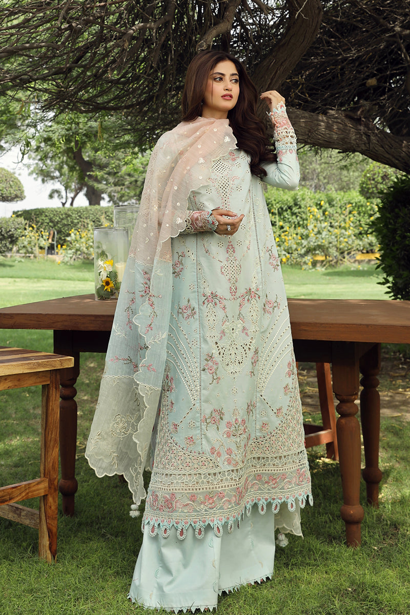 Qalamkar X Sajal Ali Luxury Festive Lawn – PS-01 ALIZAY – YourLibaas