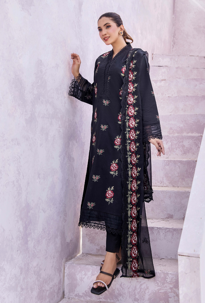Humdum Lilly Summer Lawn – D06 – YourLibaas UAE