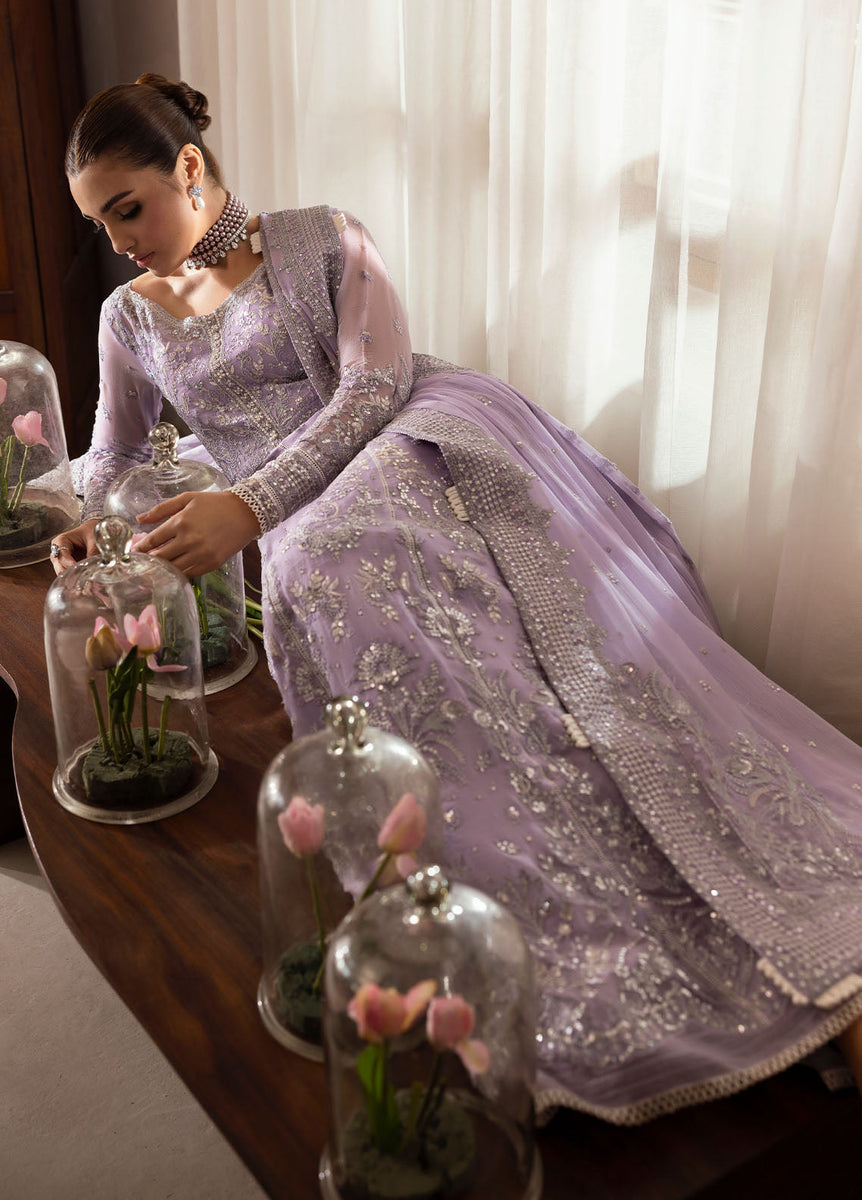 Gulaal Reverie Lavender Chiffon Pakistani Suit – Pareesa | Formal Wear – YourLibaas UAE