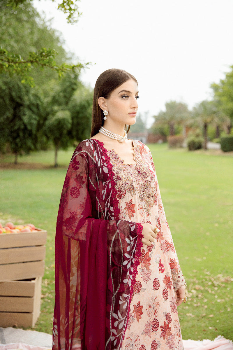 Ramsha Rangrez Spring/Summer Lawn – N-605 – YourLibaas UAE