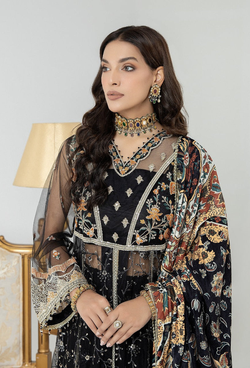 Adan's Libas Embroidered Velvet Collection Vol-2 – Night Giltter – YourLibaas UAE