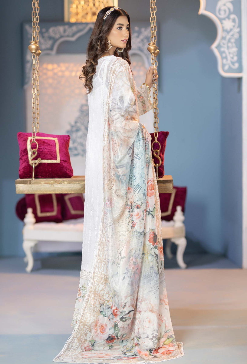 Adan's Libas Lueur Chikankari Collection – Swirl – YourLibaas UAE