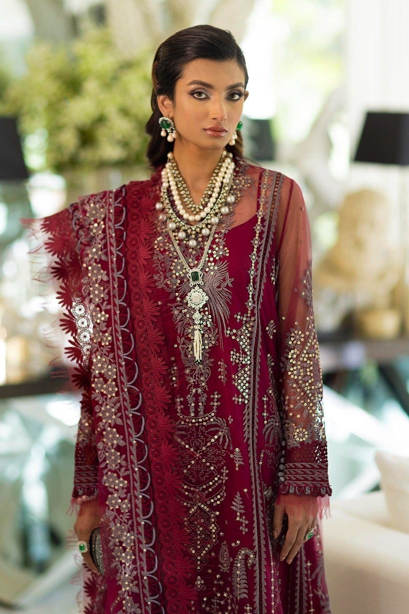 Sana Safinaz Luxury Lawn Collection – L221-003A-CX – YourLibaas UAE