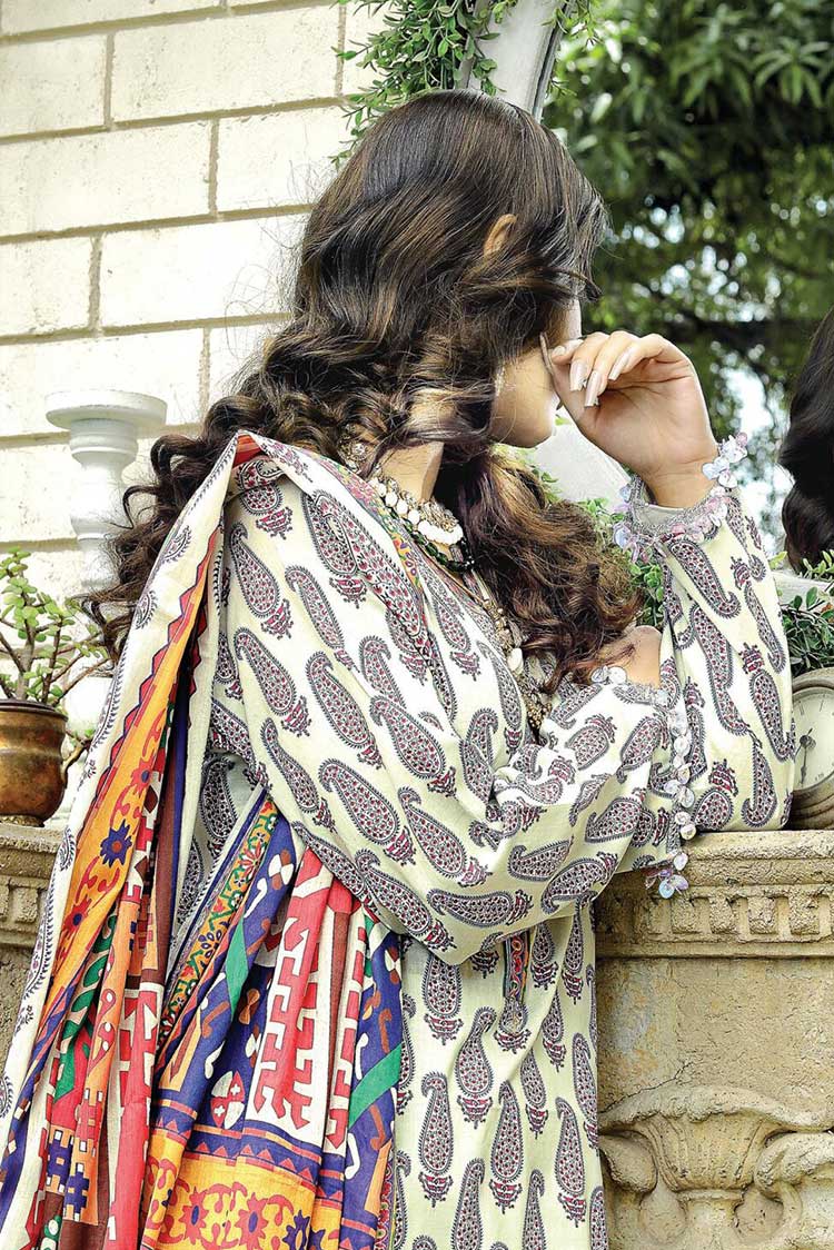 Qalamkar Aangan Prints Lawn Collection – AN 02 – YourLibaas UAE