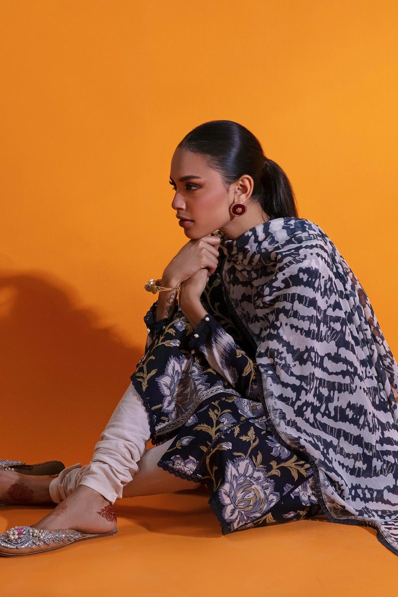 Sana Safinaz Mahay Summer Lawn Collection 2023 – H231-030A-BI – YourLibaas