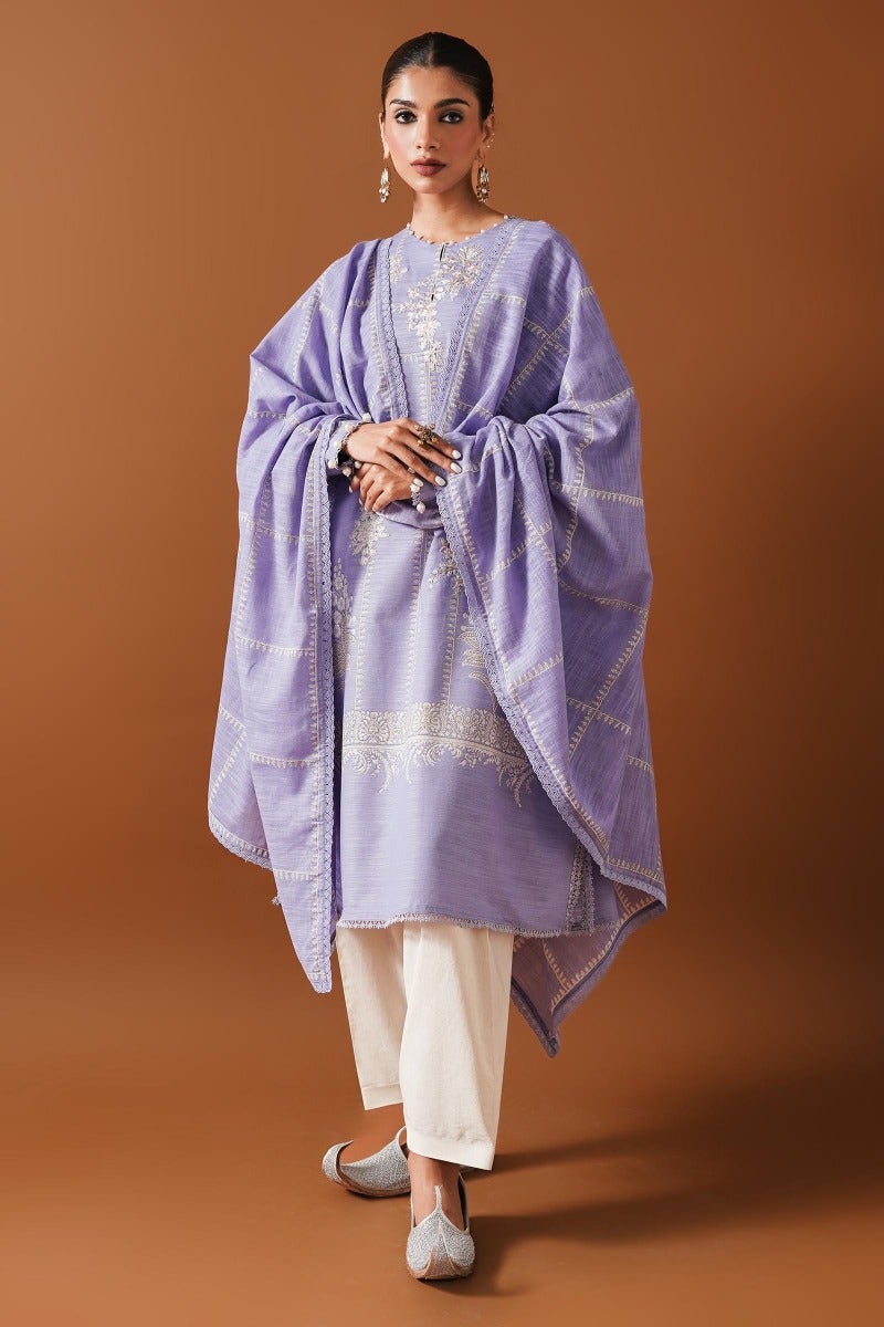 Sana Safinaz Mahay Winter Collection 2023 – H232-003B-BQ – YourLibaas UAE