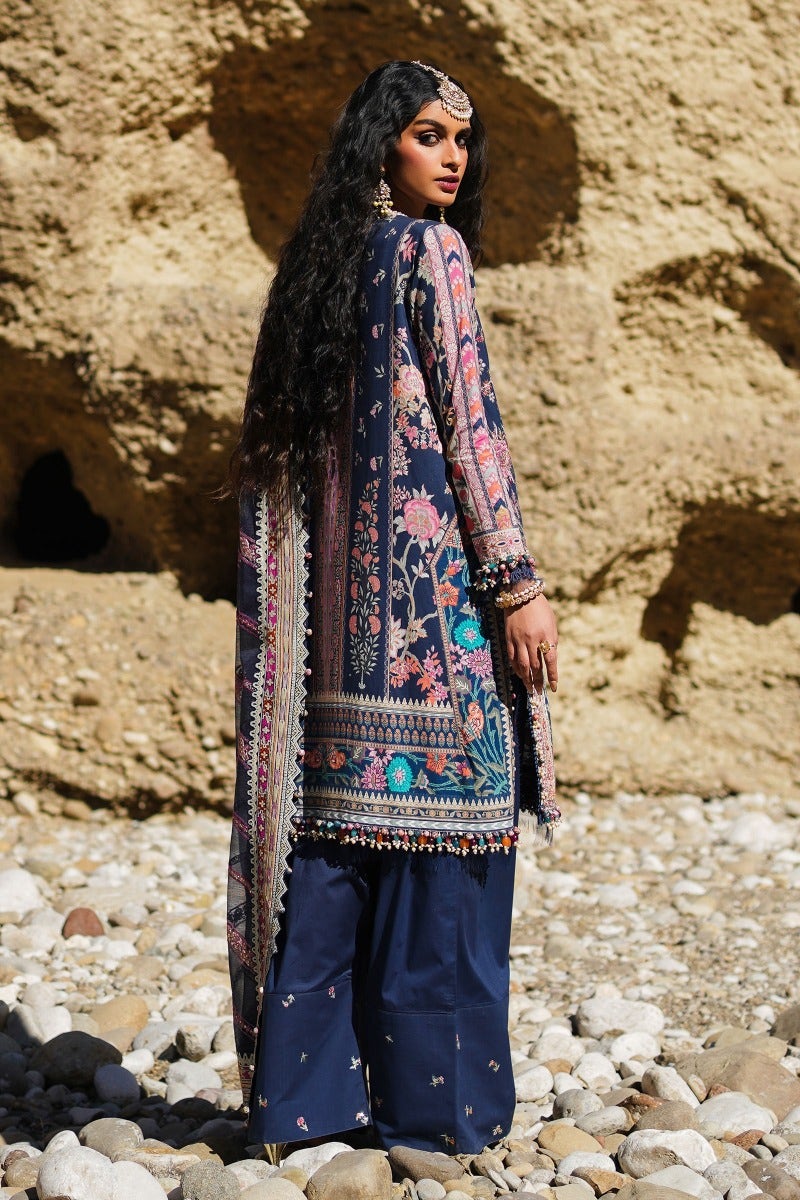 Sana Safinaz Raahi Luxury Lawn Collection 2023 – L231-002B-CX – YourLibaas UAE