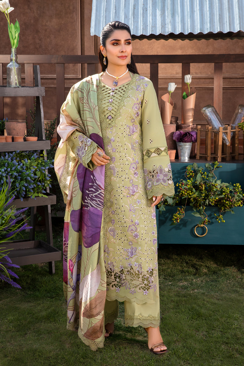 Rang Rasiya Luxury Festive Lawn Collection – Aysel – YourLibaas UAE