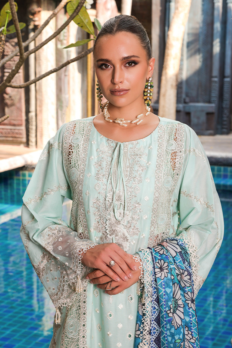 Tabeer Spring/Summer Luxury Lawn – Eva – YourLibaas UAE