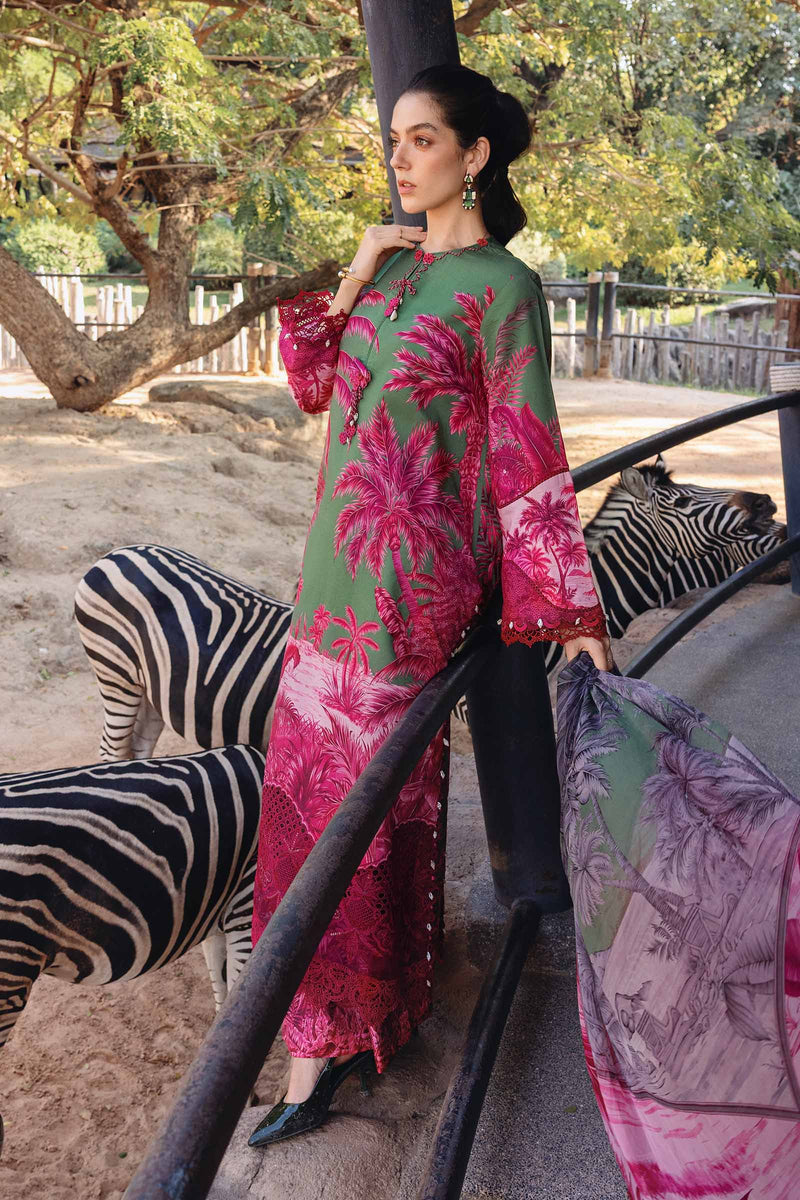 Green Printed Pakistani Lawn Suit by MARIA.B | Summer Festive Wear for ...