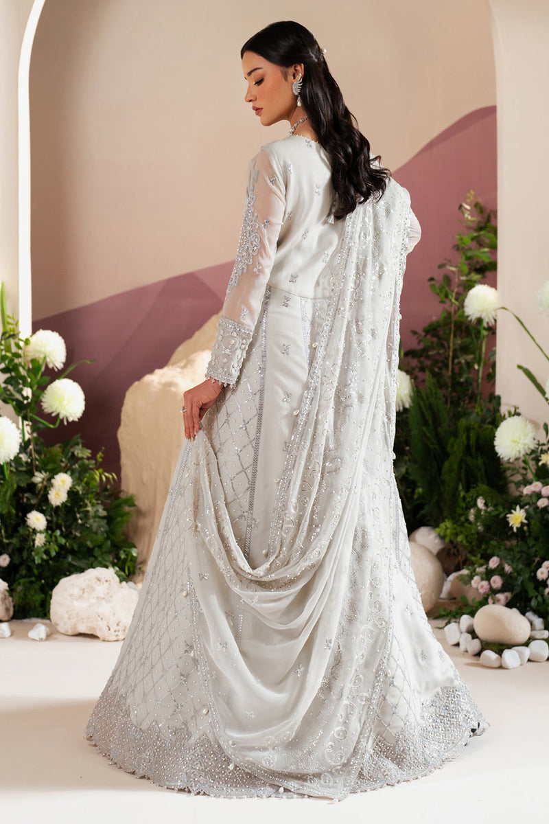 Alizeh Reena White Chiffon Pakistani Suit | Embroidered Formal Dress AF ...