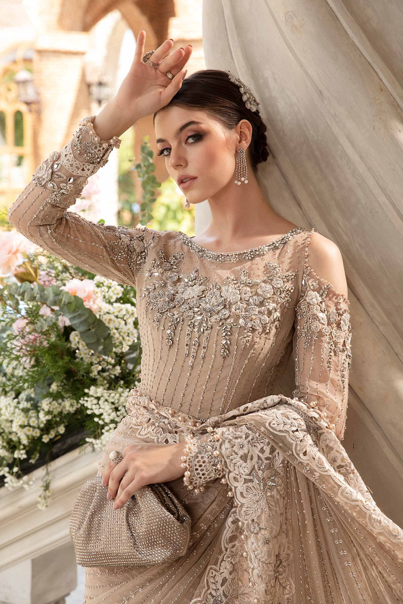 MARIA.B MBroidered Luxury Wedding Formals – Saree BD-2801 – YourLibaas UAE