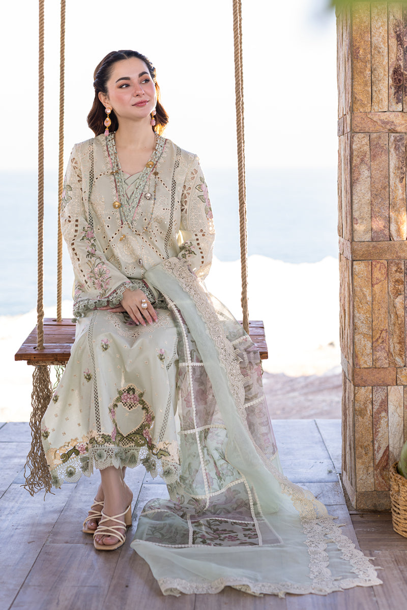 Qalamkar Sahil Kinare Luxury Lawn Collection 2024 – FP-15 RANIA ...