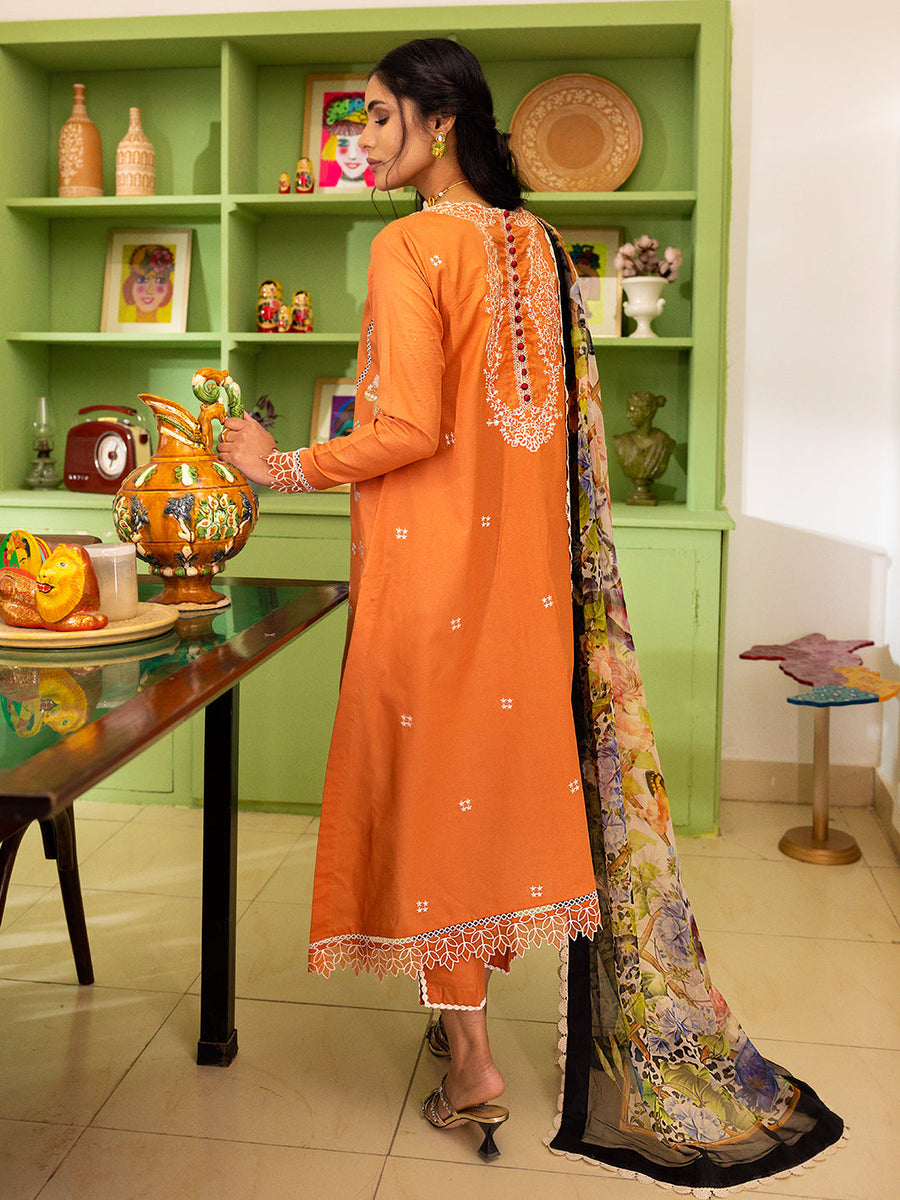 Roheenaz Tabeer Lawn Collection 2023 – Faeza – YourLibaas UAE
