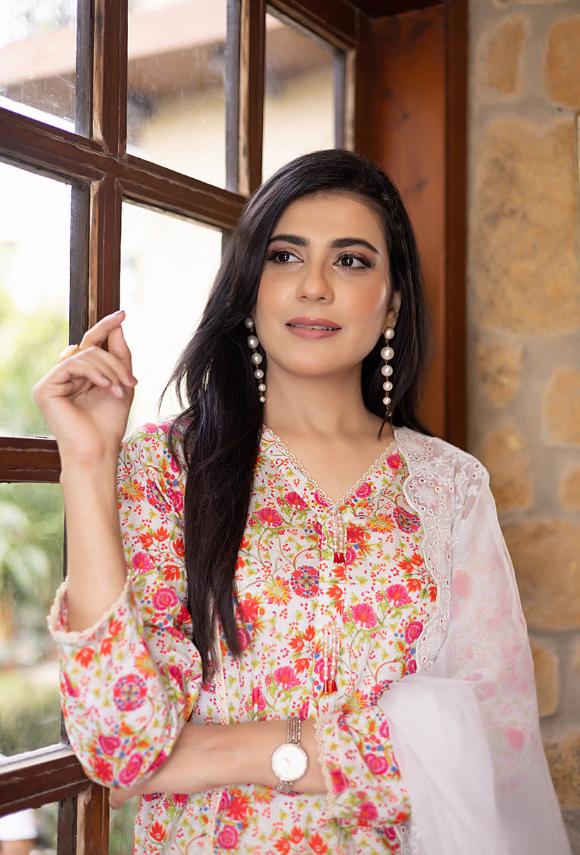 Identic Separates Lawn Collection with Chiffon Cutwork Dupatta Vol-2 ...