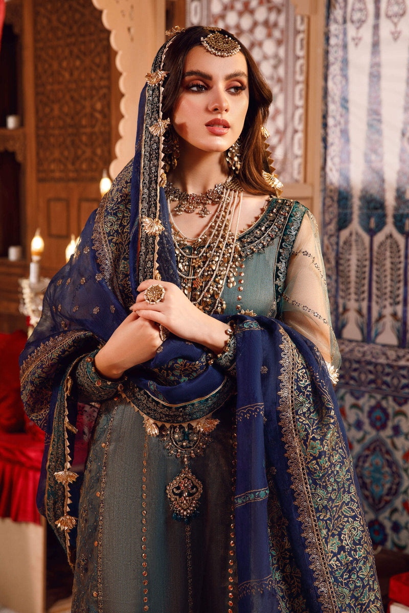 MARIA.B MBroidered Wedding Edition – Peacock Shades (BD-2508 ...