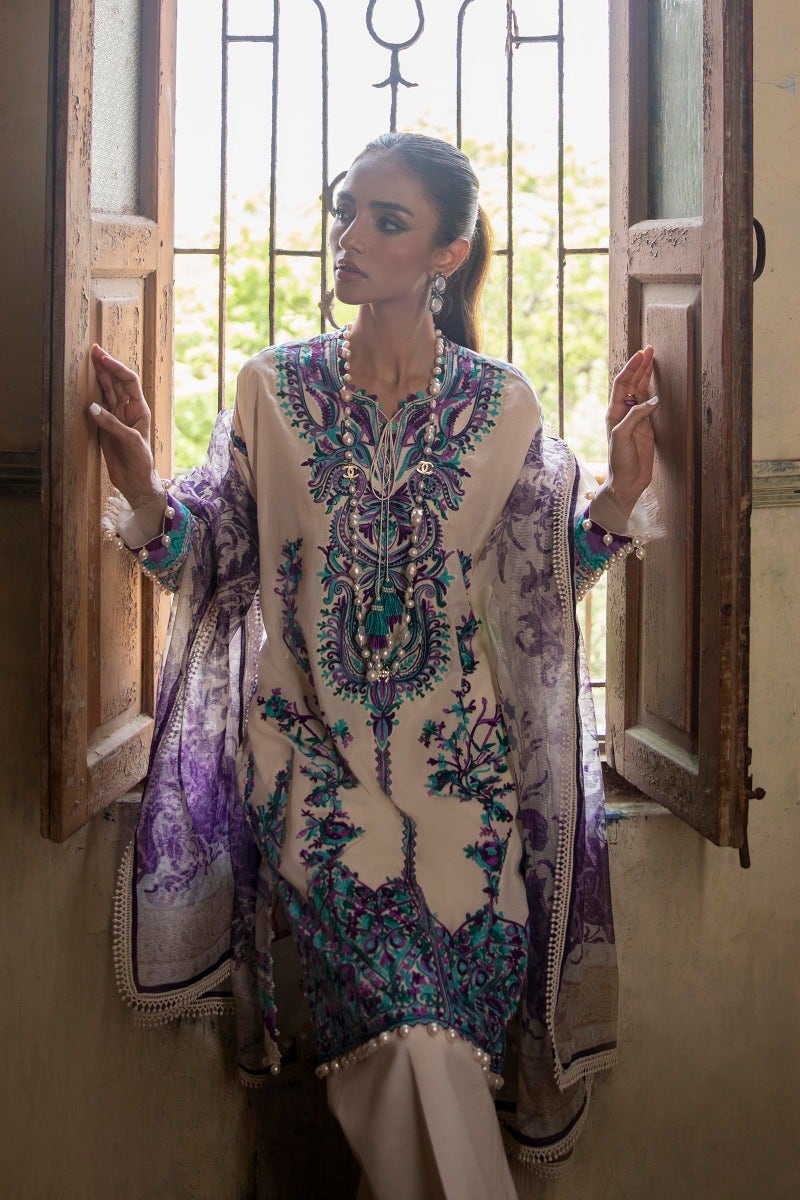 Sana Safinaz Muzlin Summer Lawn Collection – M223-007A-CV – YourLibaas UAE